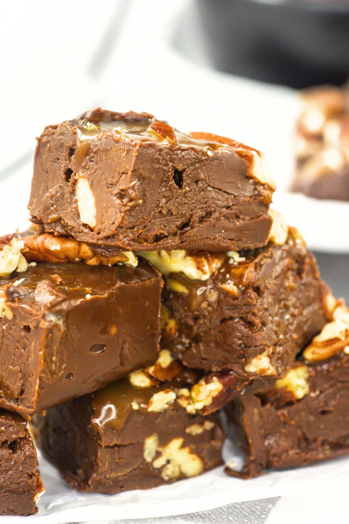 Easy Chocolate Pecan Fudge (Gluten-Free) - Dish by Dish