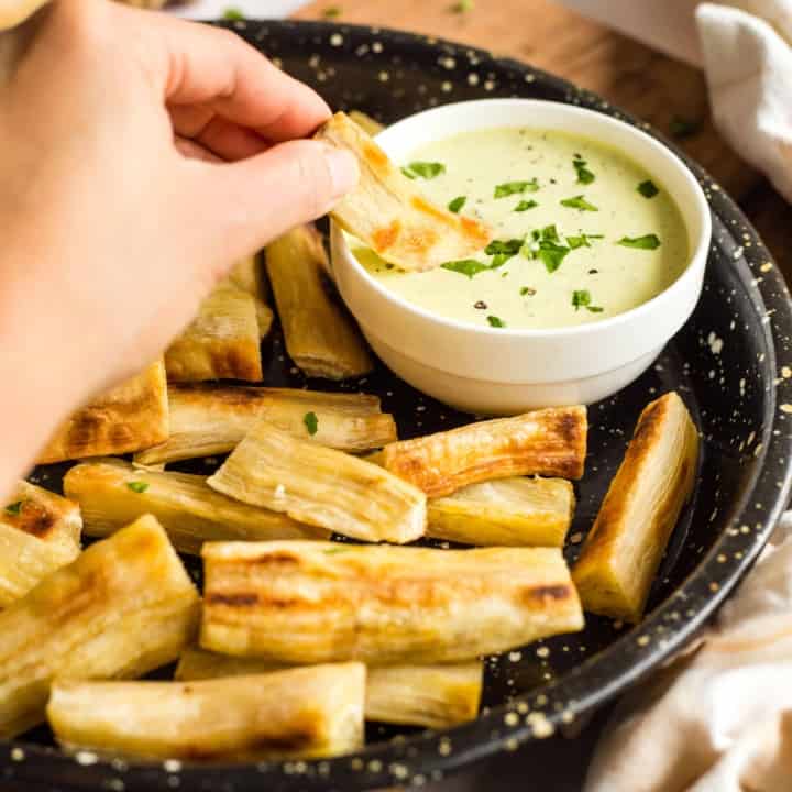 Crispy Baked Yuca Fries (Gluten-Free, Vegan) - Dish by Dish