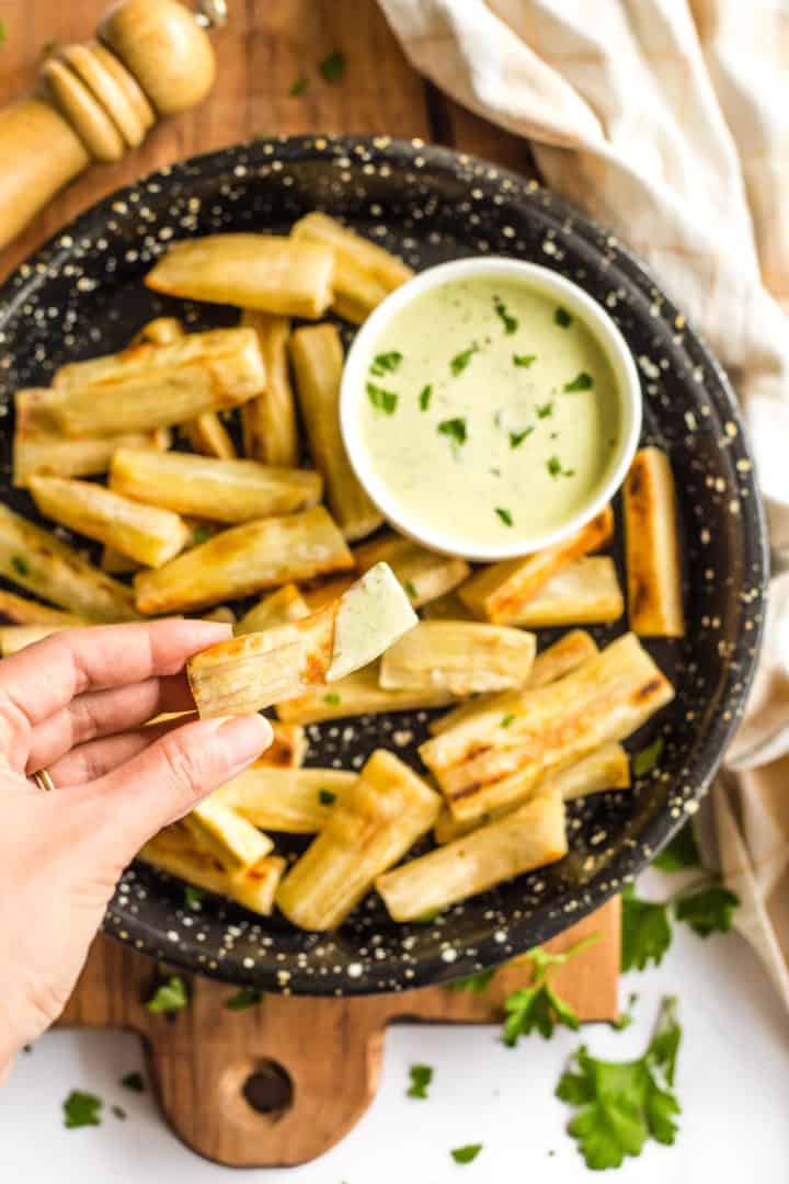 Crispy Baked Yuca Fries (Gluten-Free, Vegan) - Dish by Dish