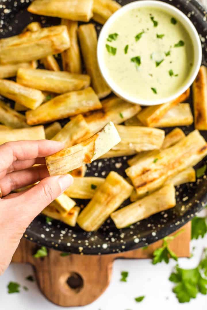 Crispy Baked Yuca Fries (Gluten-Free, Vegan) - Dish by Dish