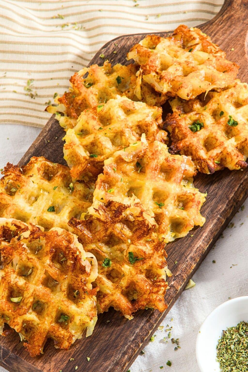 Crispy Hash Brown Waffles (Gluten-Free, Dairy-Free Option) - Dish by Dish