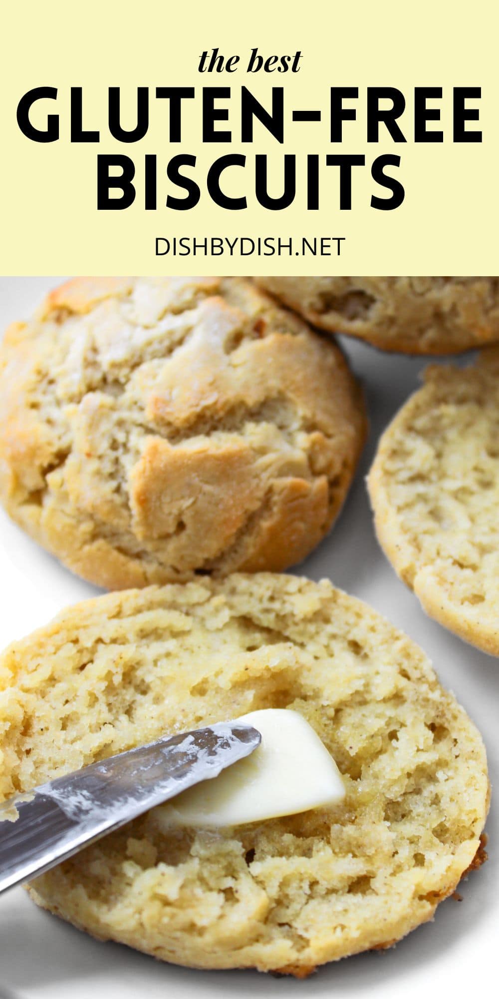 Tender Gluten-Free Buttermilk Biscuits (Dairy-Free Option) - Dish by Dish