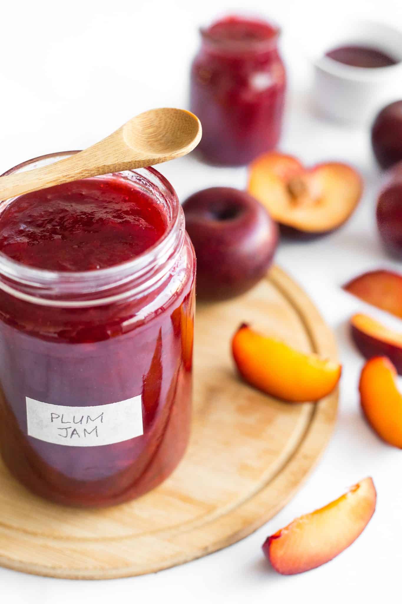Easy Plum Jam Recipe (No Pectin) - Dish by Dish