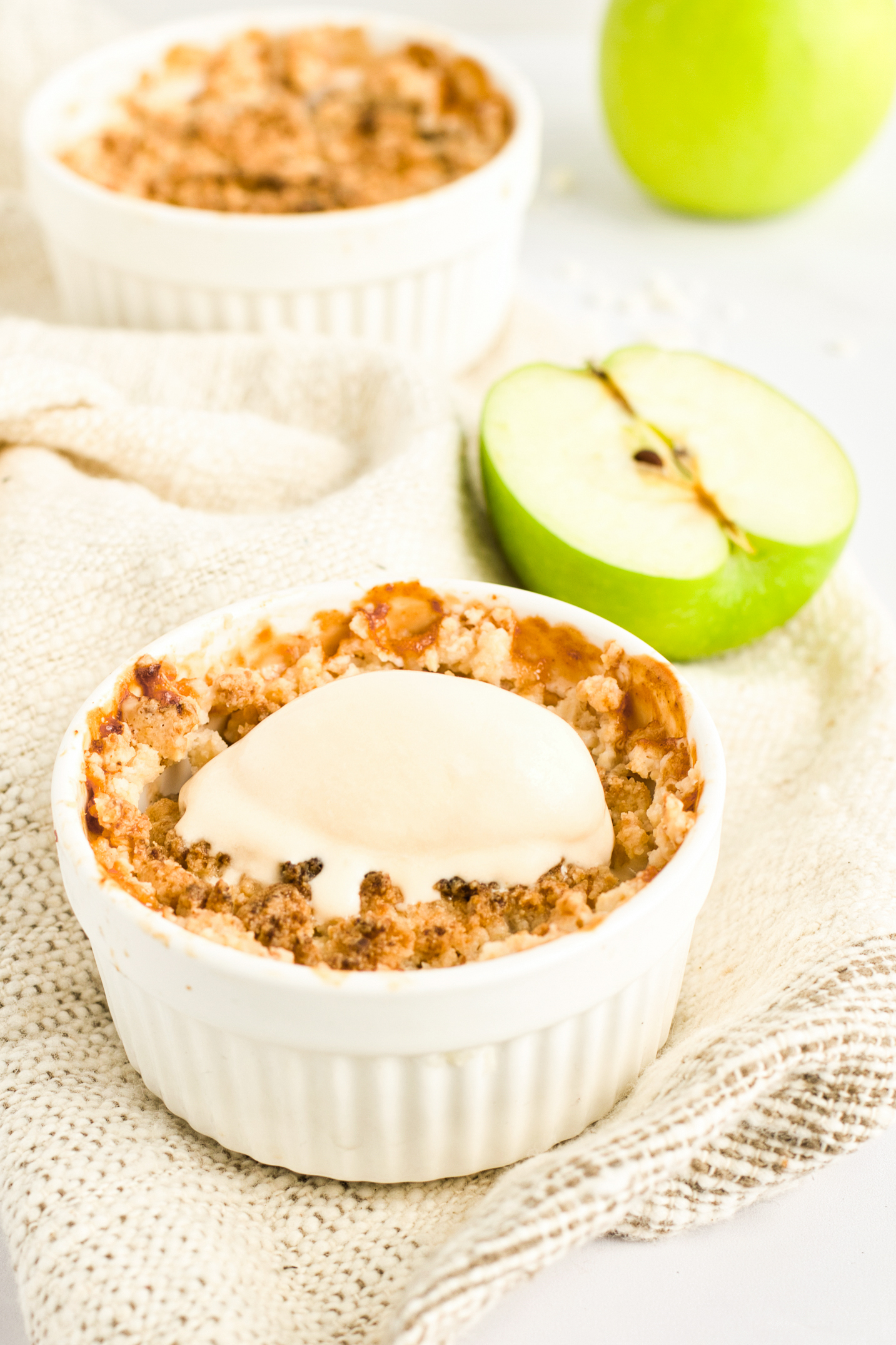 Gluten-Free Apple Crumble (Dairy-Free, Vegan) - Dish by Dish