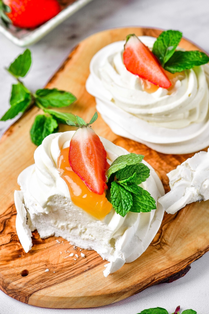 Mini Pavlova Nests (Gluten-Free, Dairy-Free) - Dish by Dish