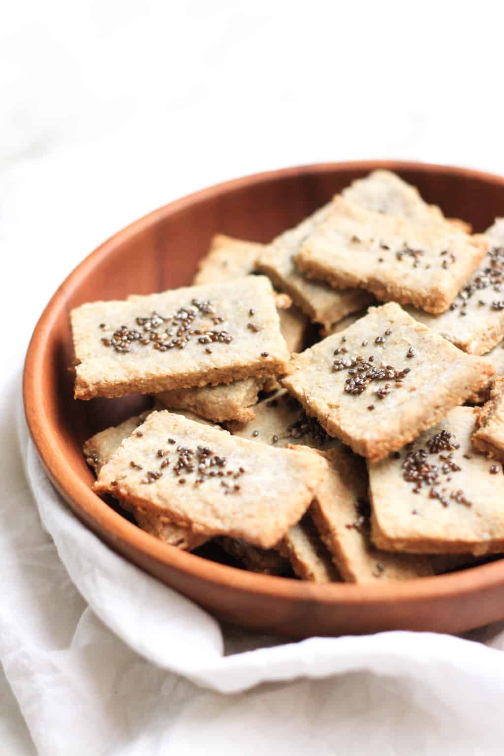 Crispy Sunflower Seed Crackers (Gluten-Free, Vegan) - Dish by Dish