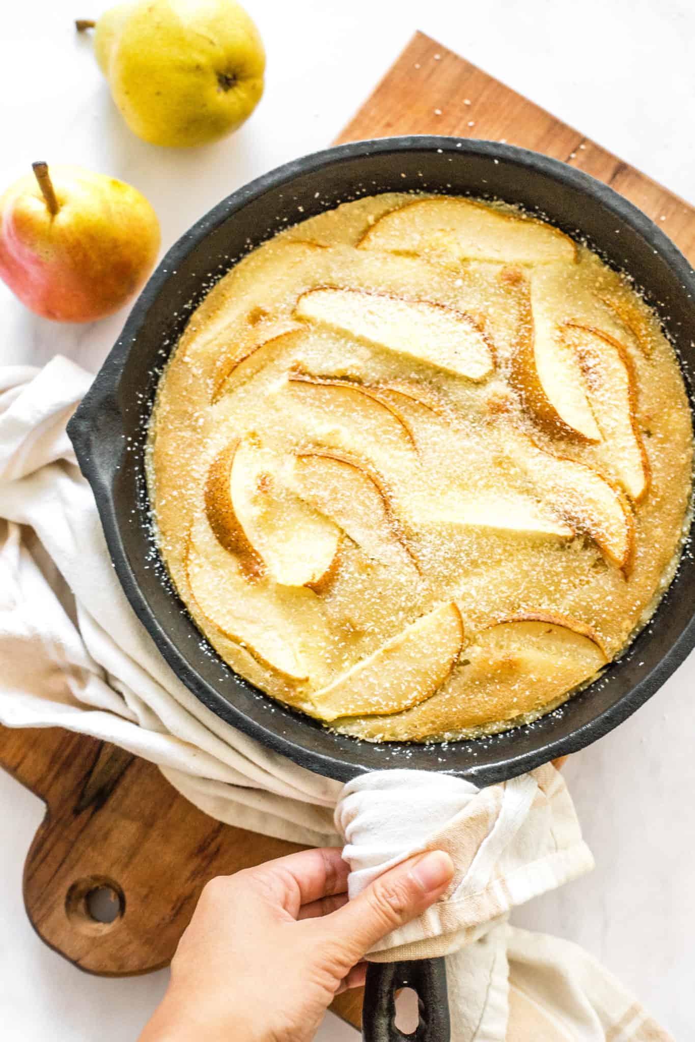 Easy Pear Custard Pie (Gluten-Free, Dairy-Free) - Dish by Dish