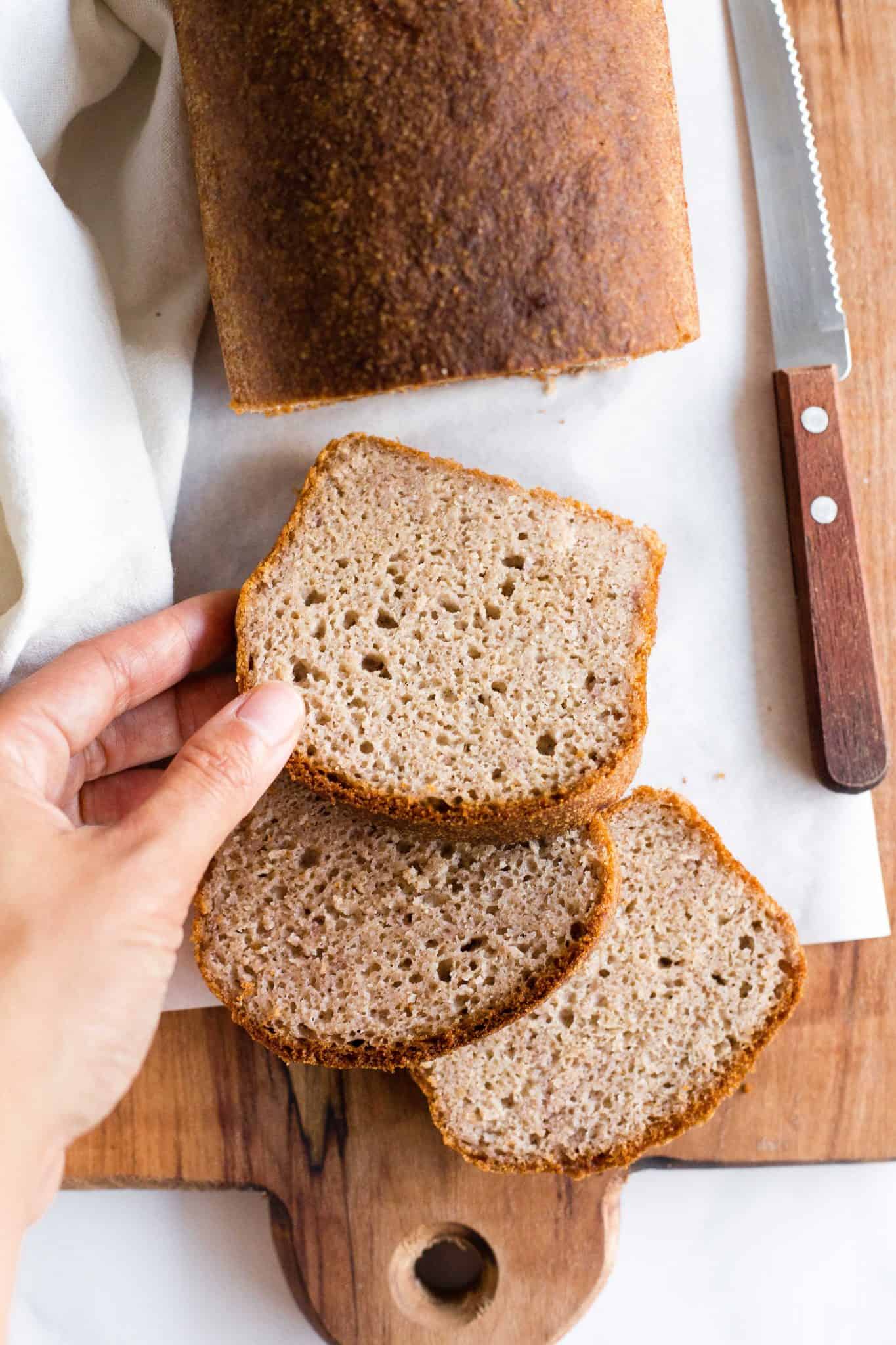 Soft, Fluffy Brown Rice Bread (Gluten-Free, Dairy-Free) - Dish by Dish