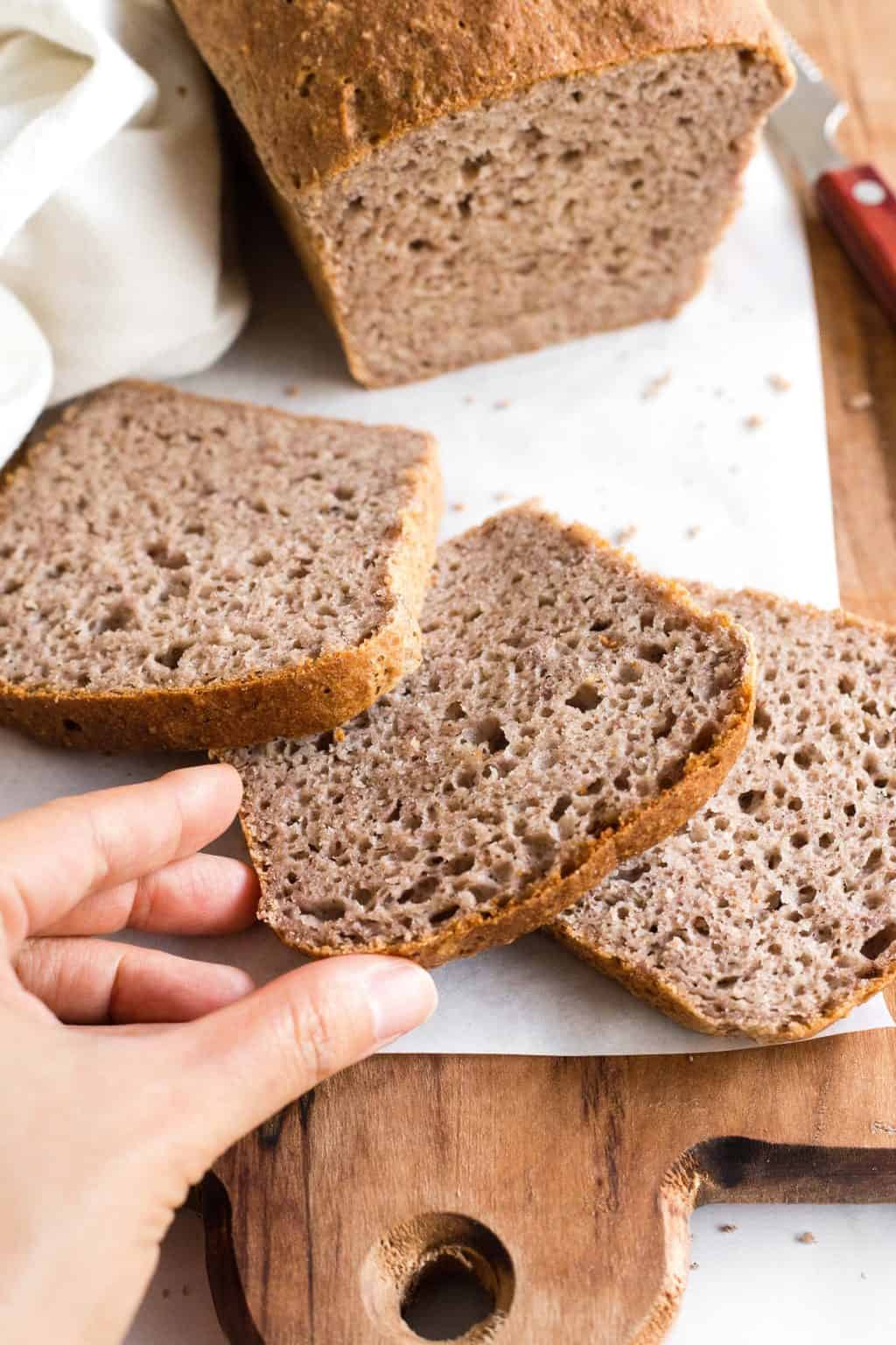 Soft, Fluffy Buckwheat Bread (Gluten-Free, Dairy-Free) - Dish by Dish
